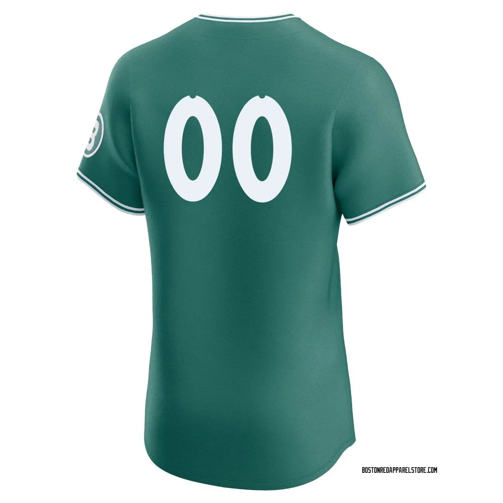 Men's Elite Green Custom Boston Red Sox 2025 City Connect Jersey - Red ...
